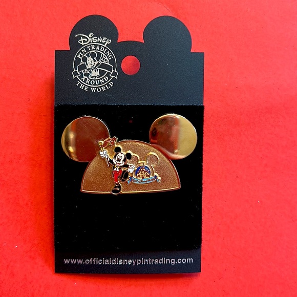 Disney | Other | Walt Disney World Mickey Mouse Mickey Ears Golden ...